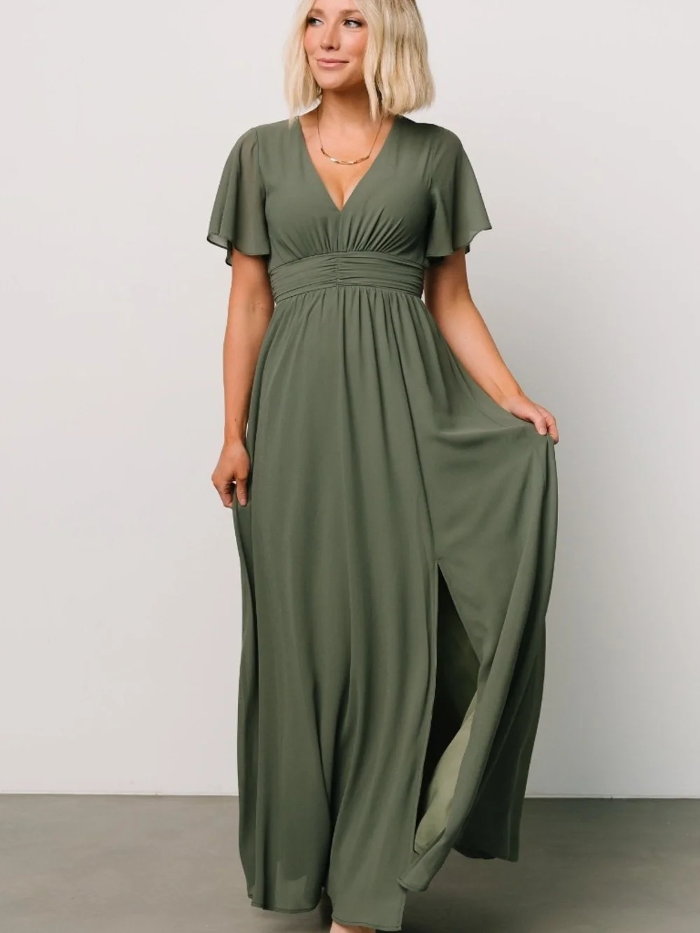 Baltic Born | Dresses | Baltic Born Ramona Maxi Dress Dark Sage Size Mm ...